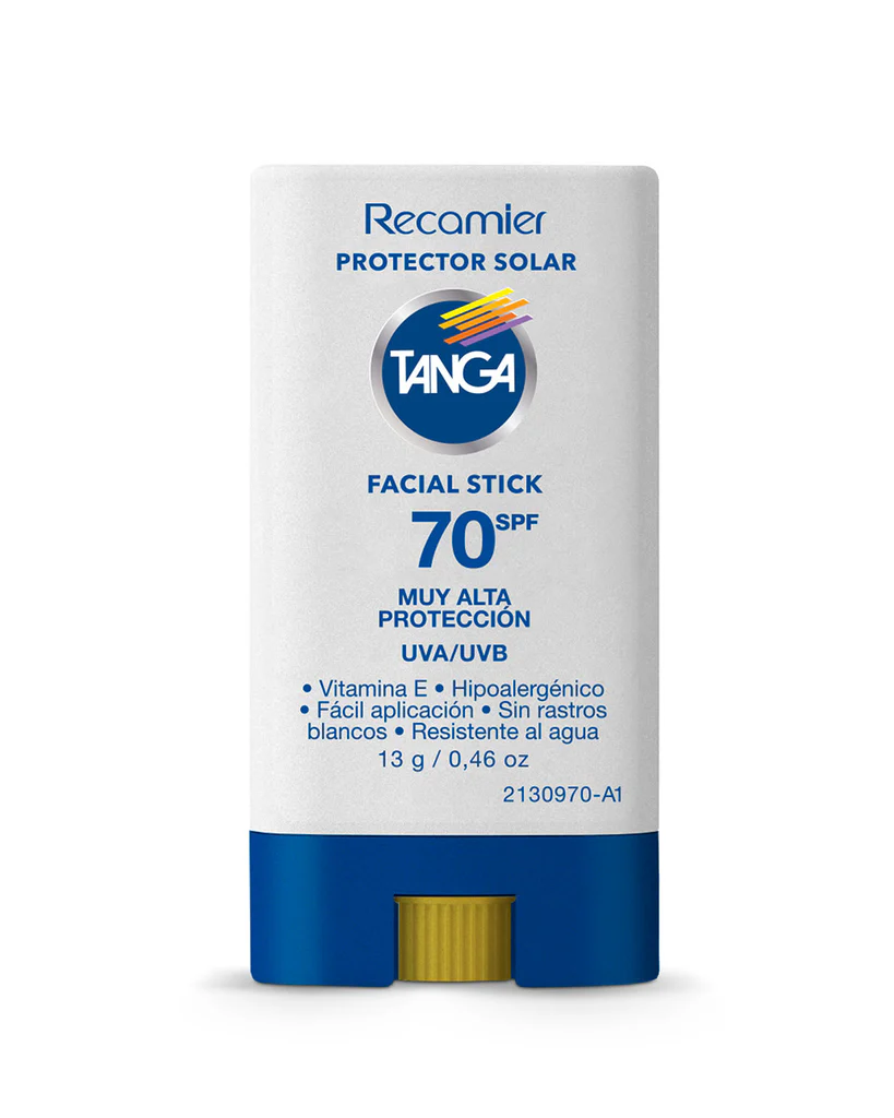 Tanga Bloqueador Solar Facial Barra FP70 13g | Agencias Motta